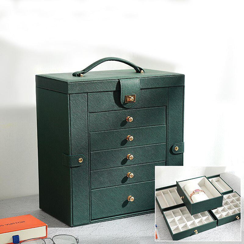 Grande Boîte à Bijoux Verte | Les Boîtes d'Aphrodite